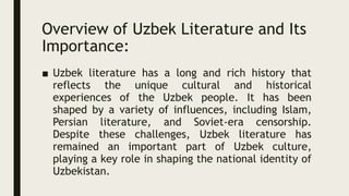 Great Uzbek writers.pptx