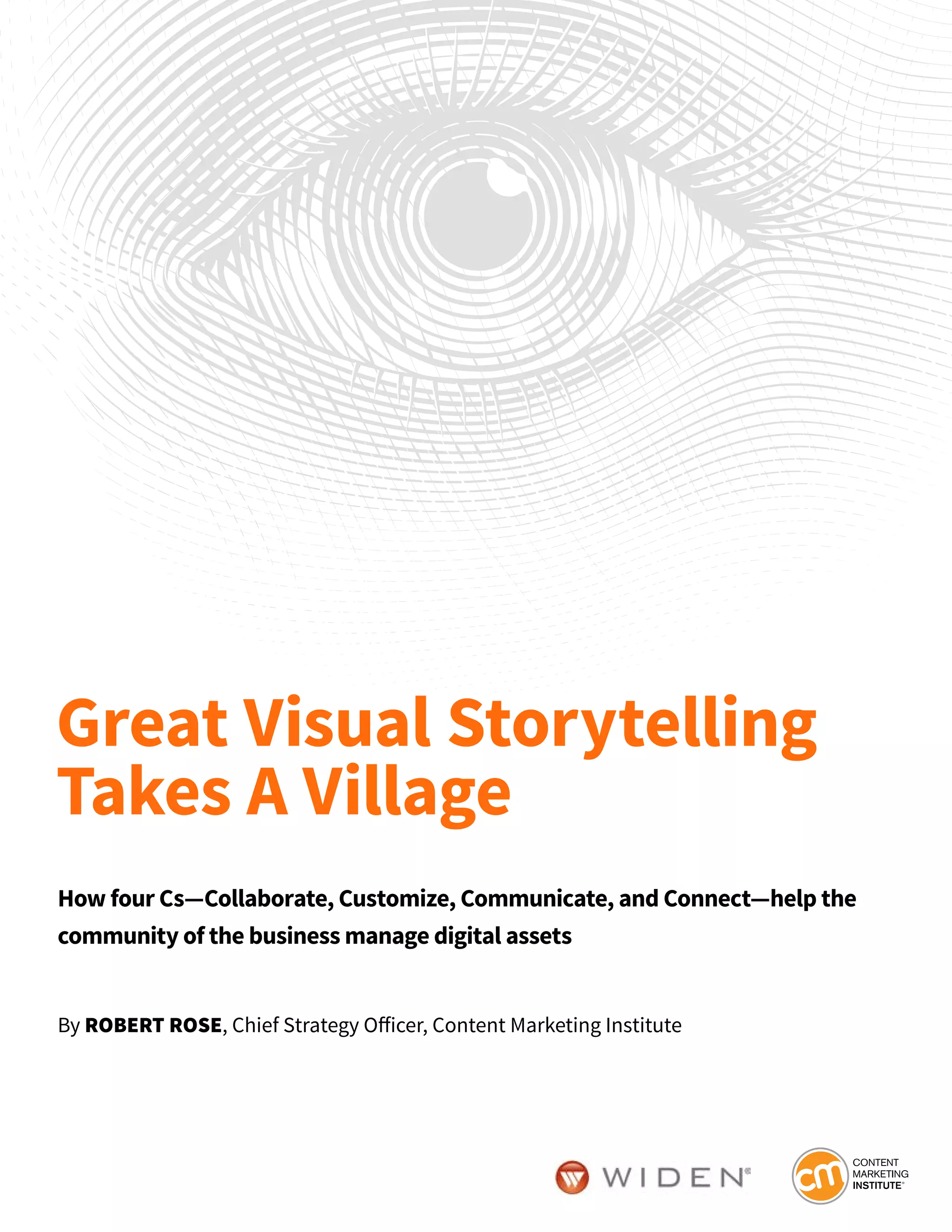 Great Visual Storytelling Takes A Village | PDF