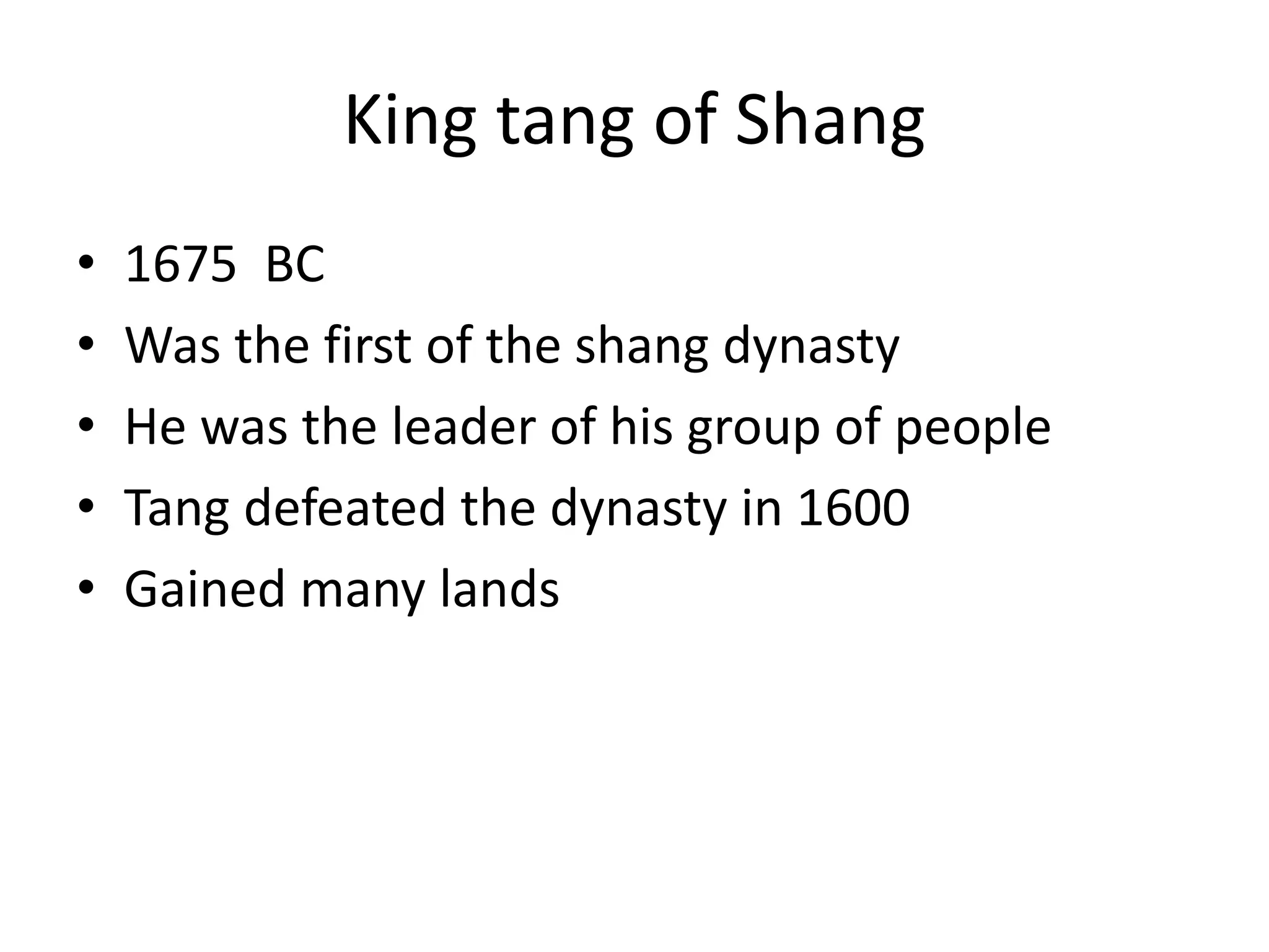 shang dynasty | PPTX