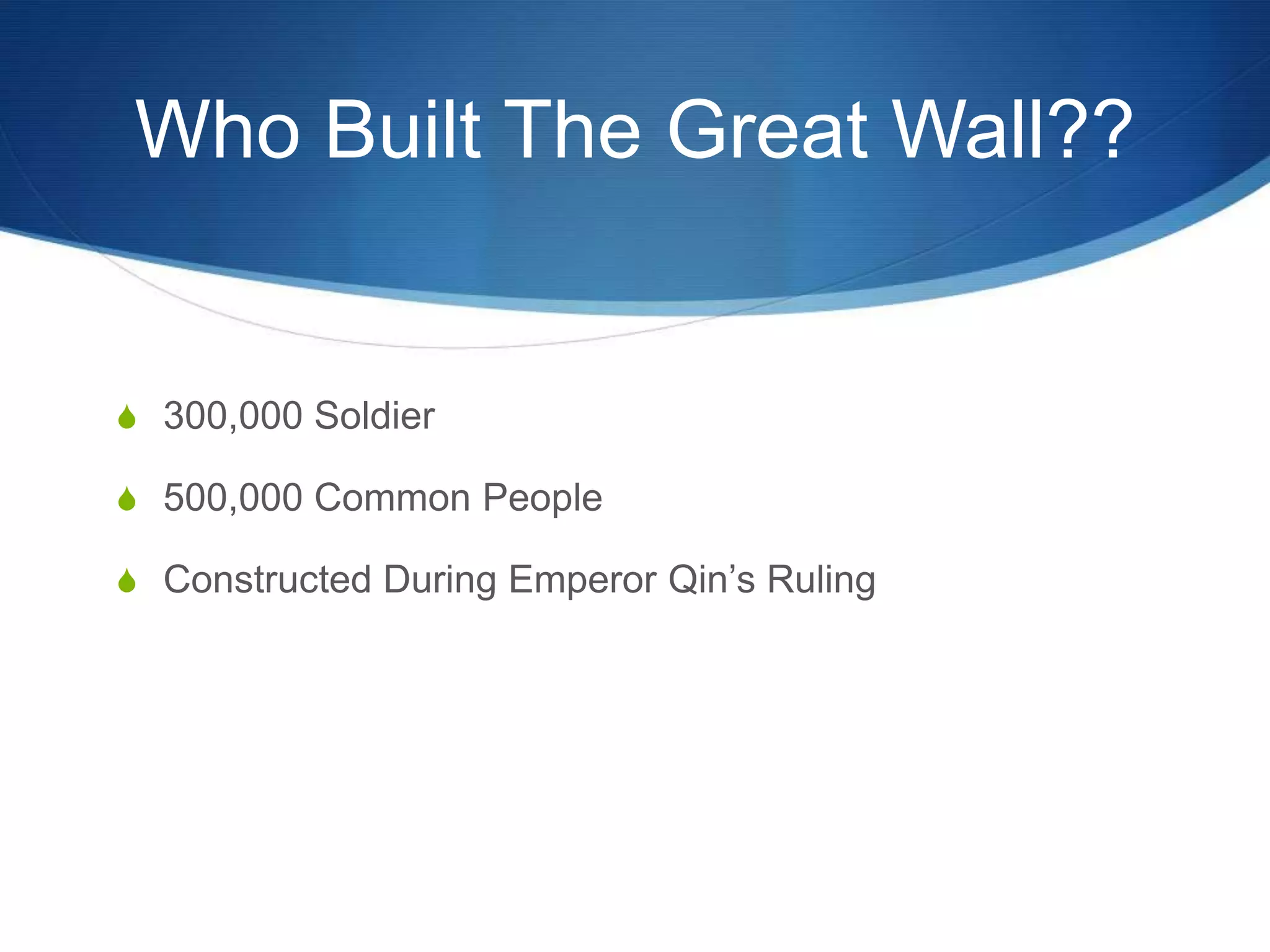 Great Wall Powerpoint | PPTX