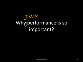 Great ways to improve java performance | PPT