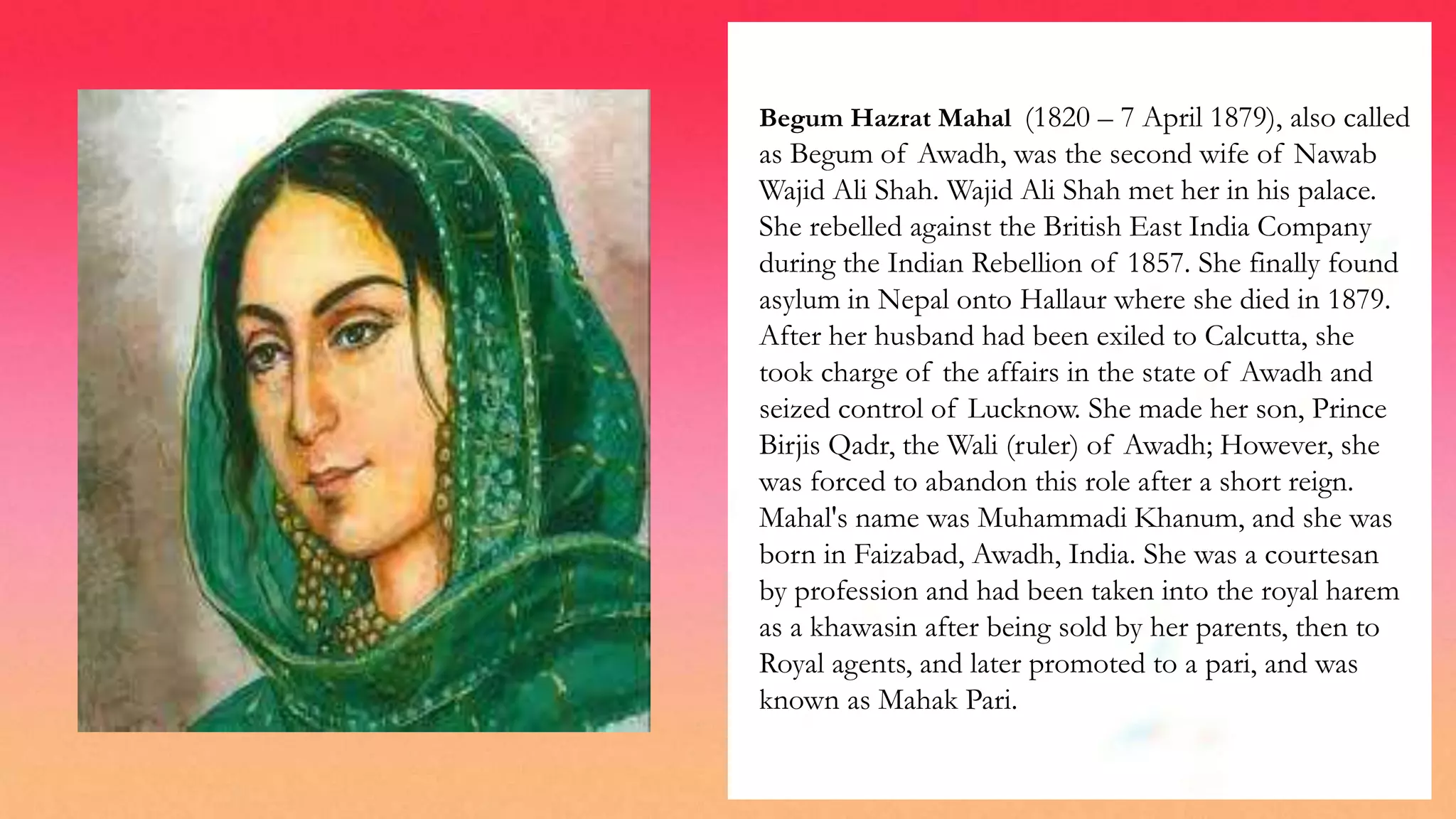 GREAT WOMEN IN INDIA | PPTX