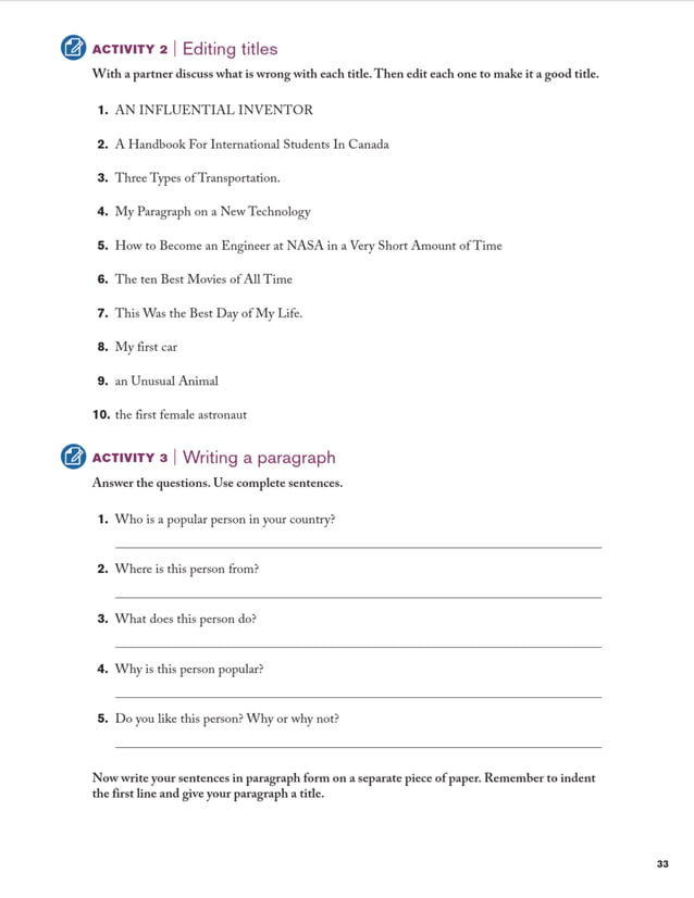 Great Writing 1 Great Sentences for Great Paragraphs (Keith S. Folse ...