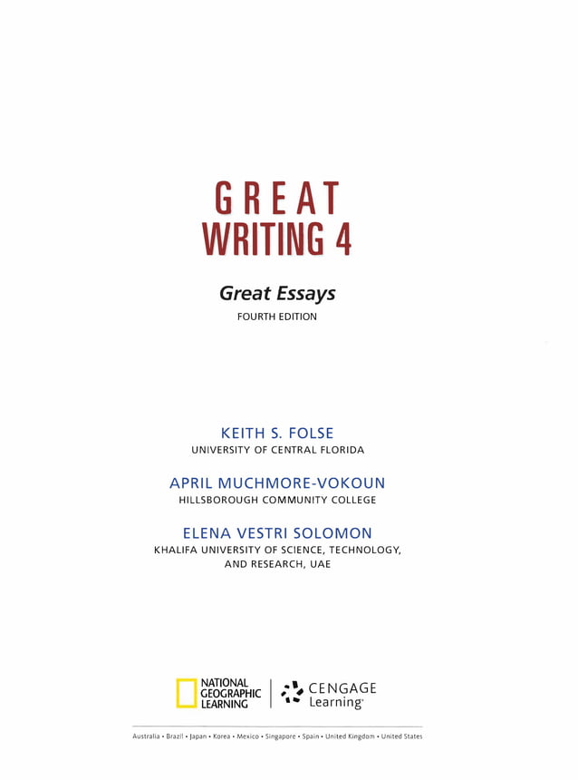 Great_Writing_4_Student_39_s_Book English | PDF