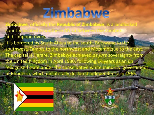 Great zimbabwe ppt 8f group6 | PPT