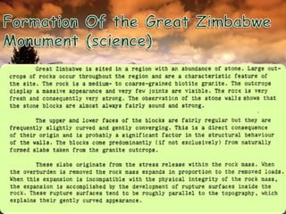 Great zimbabwe ppt 8f group6 | PPTX