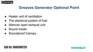 Greaves rental generator | PPT