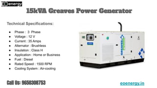 Greaves rental generator | PPT
