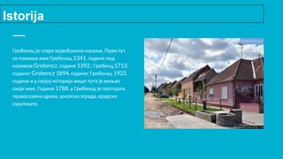 Grebenac city | PPTX