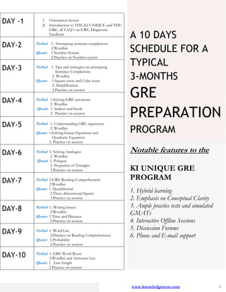 Gre Brochure | PDF
