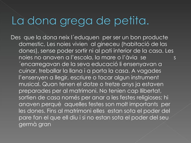 La dona grega | PPT