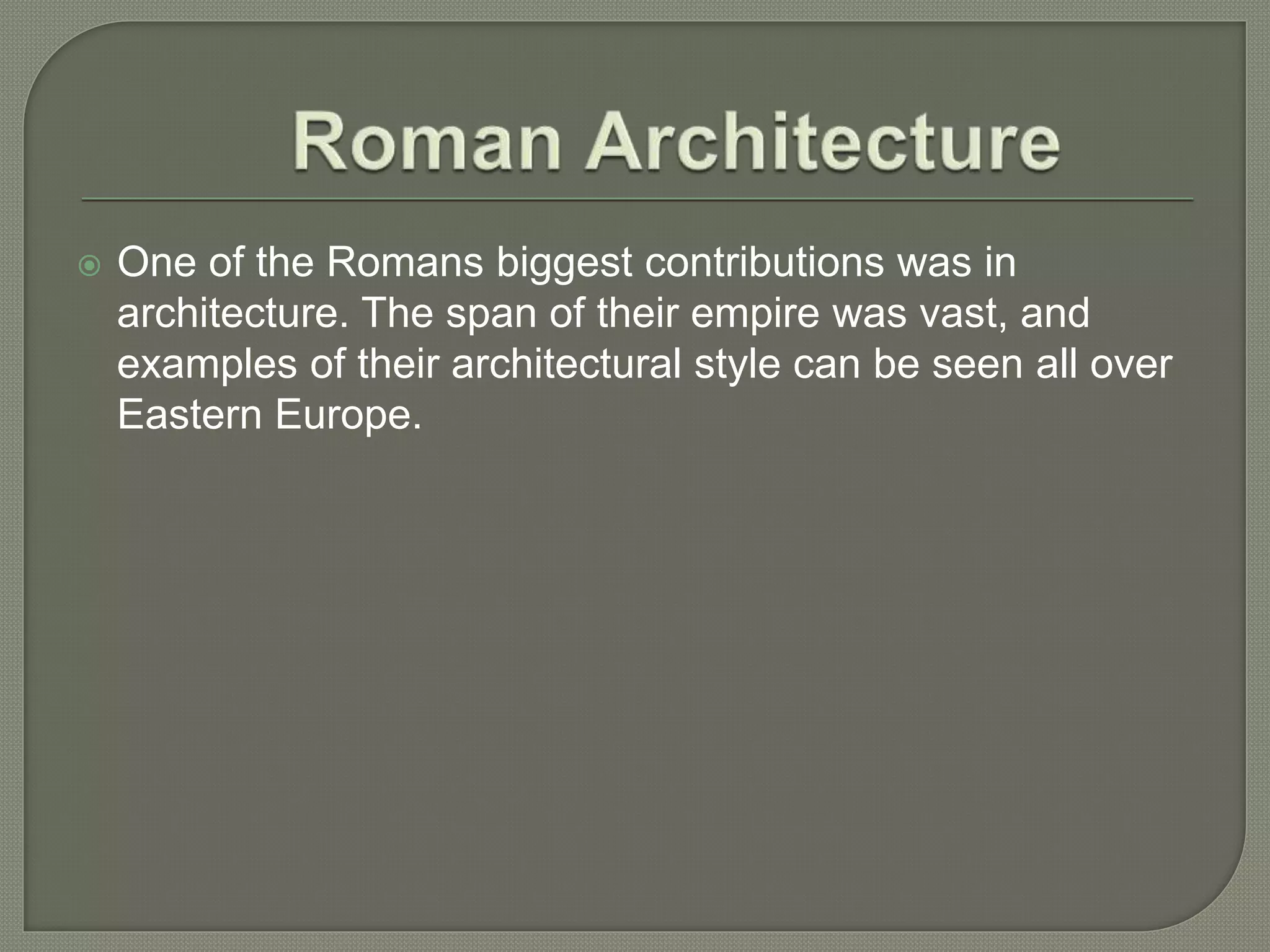 Greek and Roman Art | PPTX