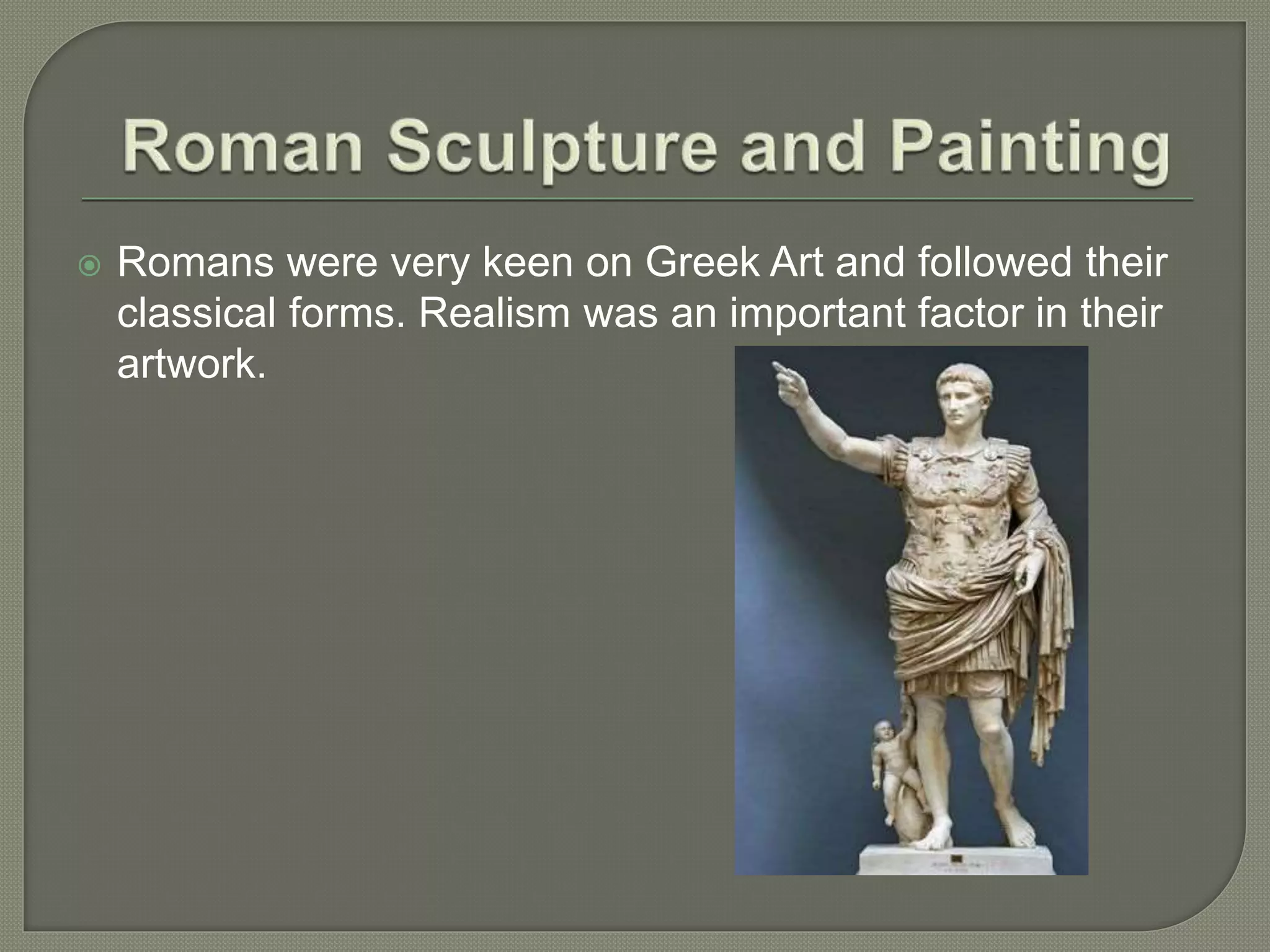 Greek and Roman Art | PPTX