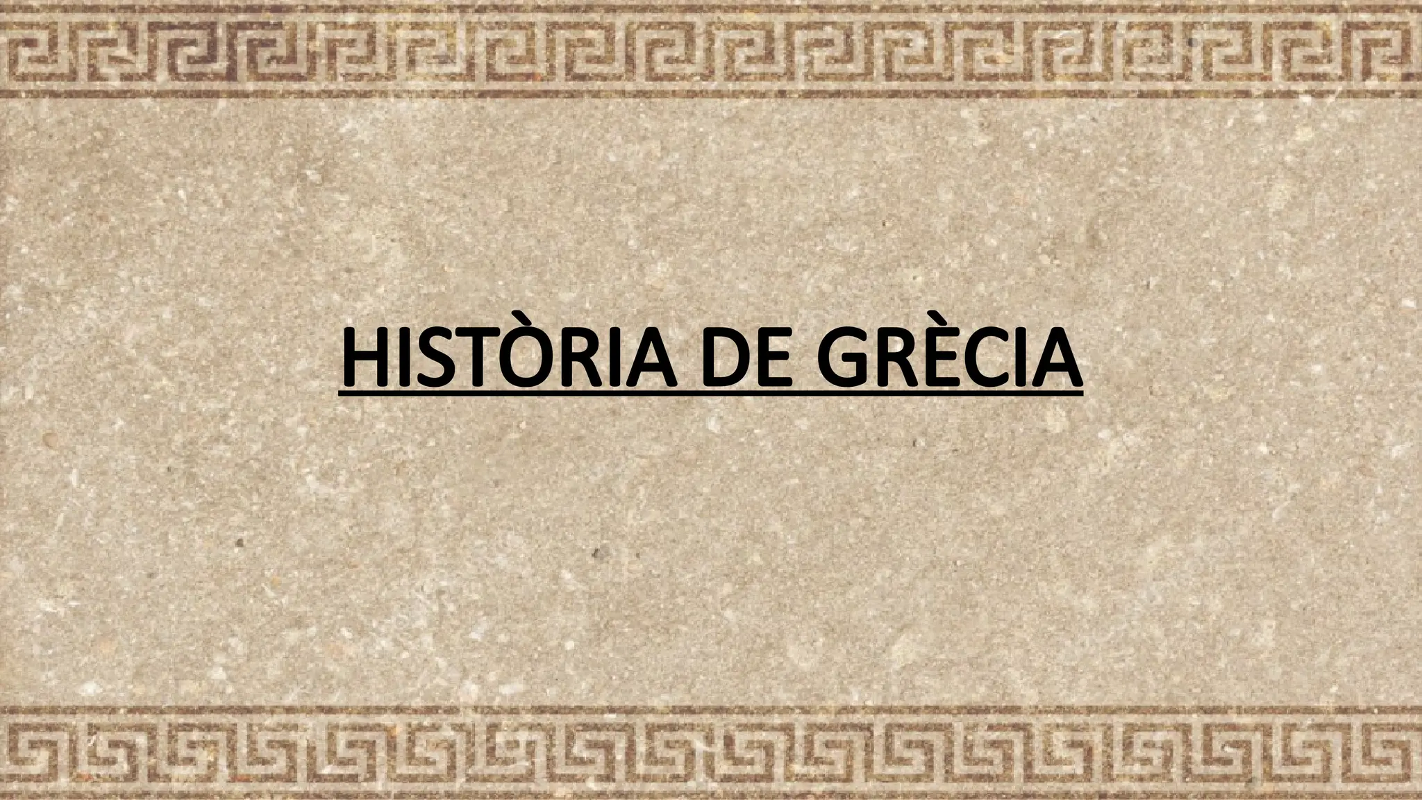 Història de la Grècia Arcaica . | PPTX