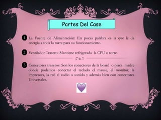 Partes del CPU y el Case | PPTX