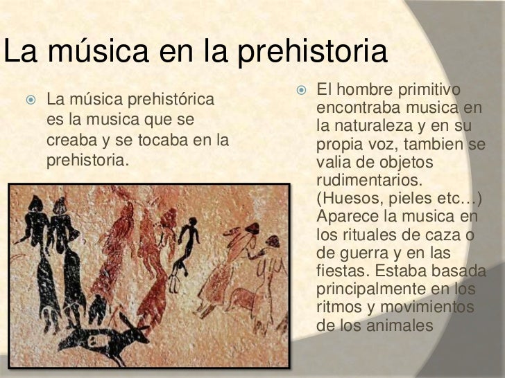 Historia de la musica, Prehistoria, Prehistórico