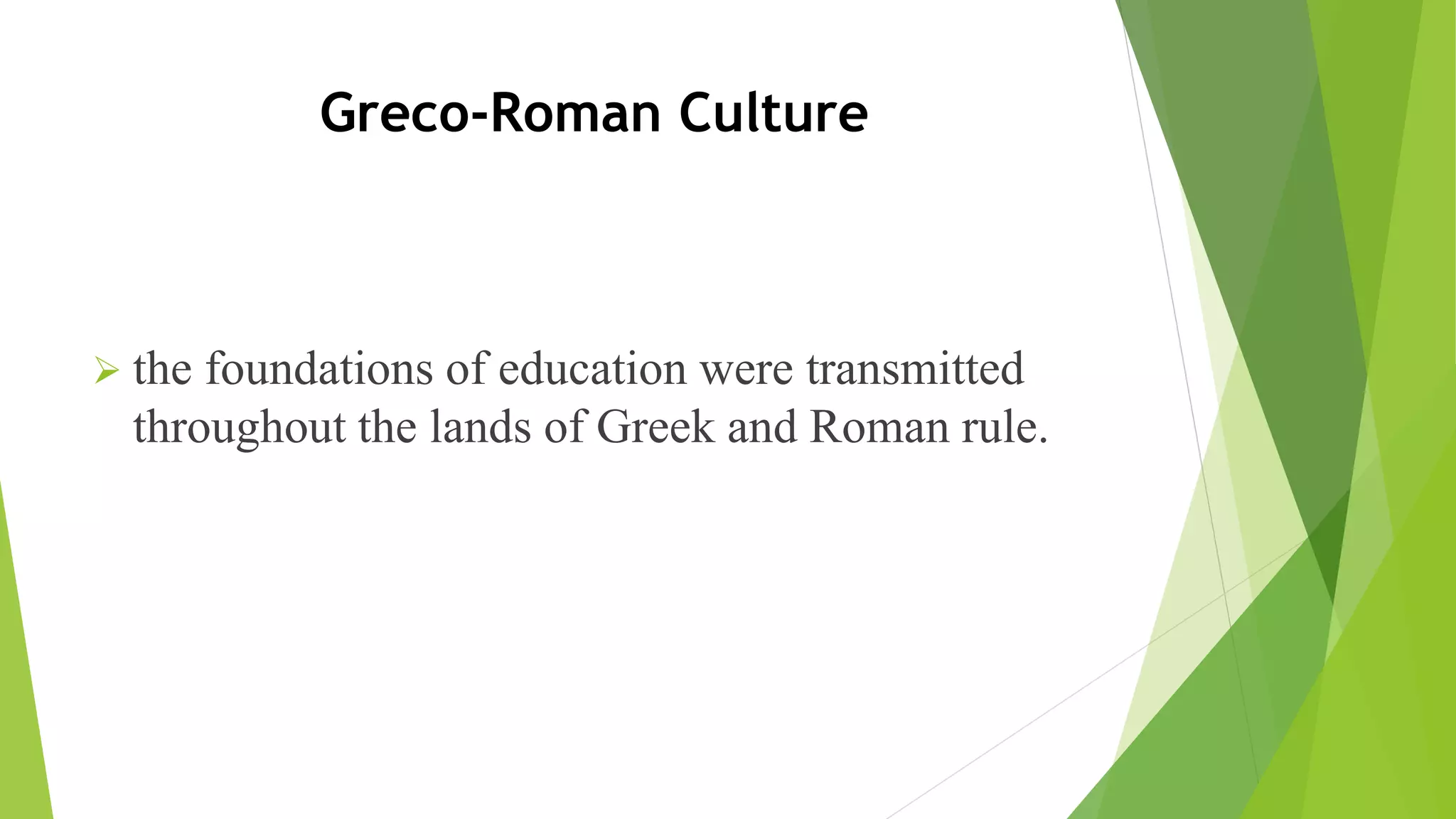 Greco roman culture | PPTX