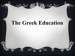 Greek Education system | PPT
