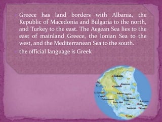 Greece , grecia , grecia en ingles | PPTX
