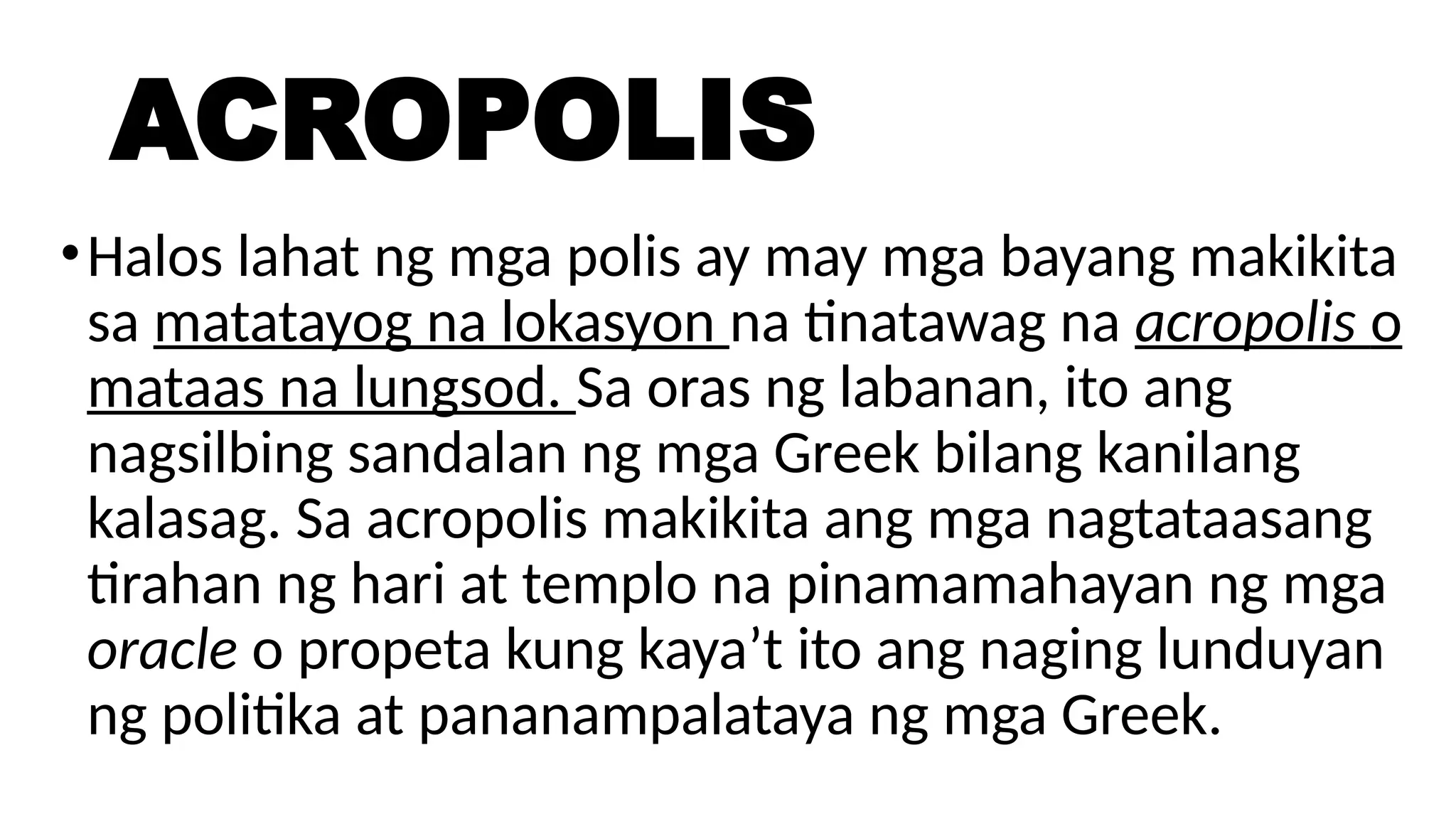 Gresya: Ang mga Lungsod-estado ng Sparta at Athens | PPTX