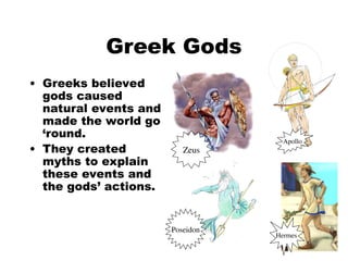 Greek mythology and its background events | PPT