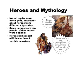 Introduction to Greek Mythology/ English 10 | PPT