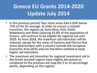 Greece 2014-2020 EU grants | PPTX