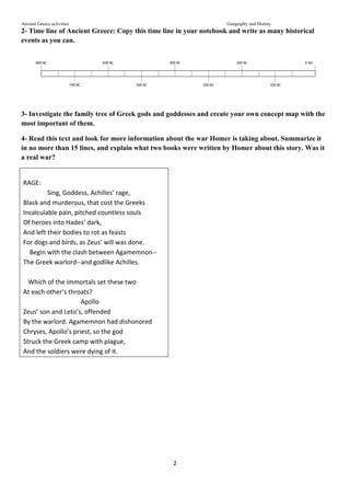 Greece activities | PDF
