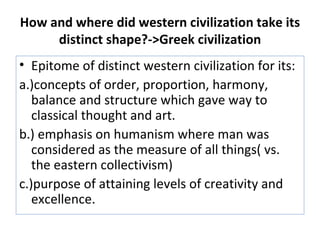 Greece and roman classical tradition | PPT