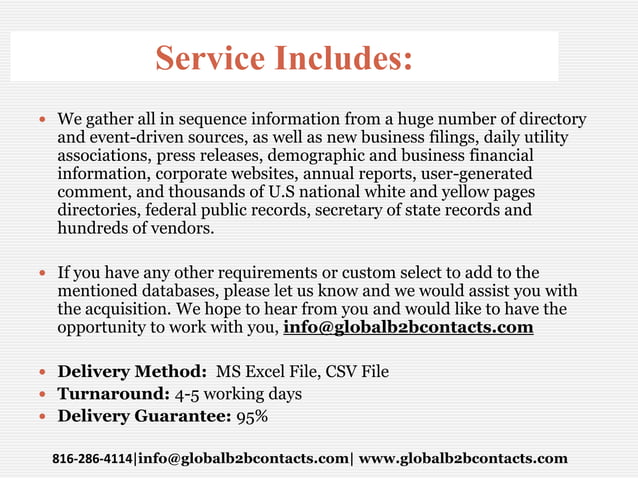 Greece business email list | PPTX