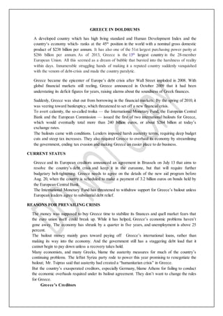 Greece crisis | PDF