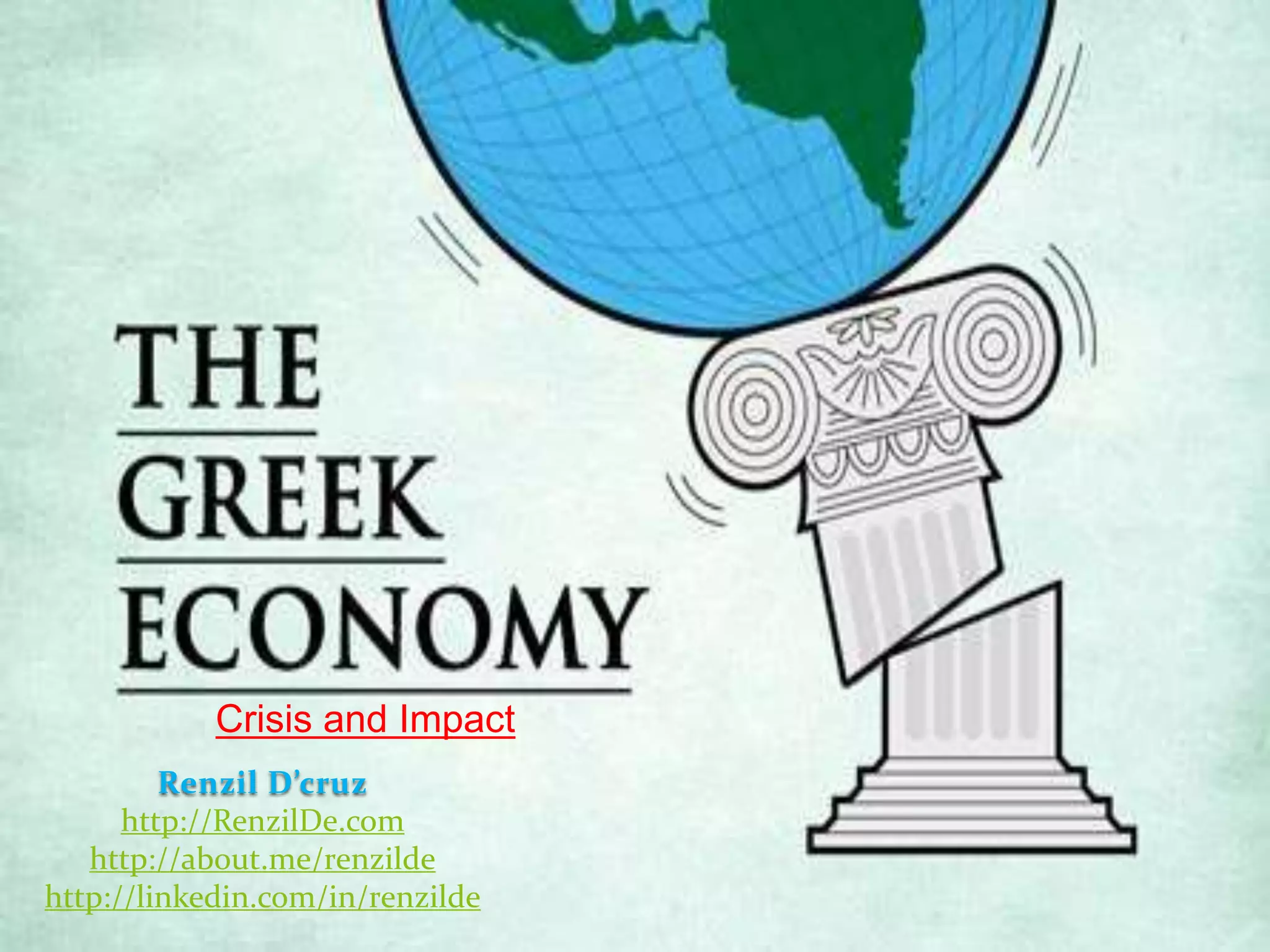Project on Greece Crisis and Impact for Economic Environment of ...