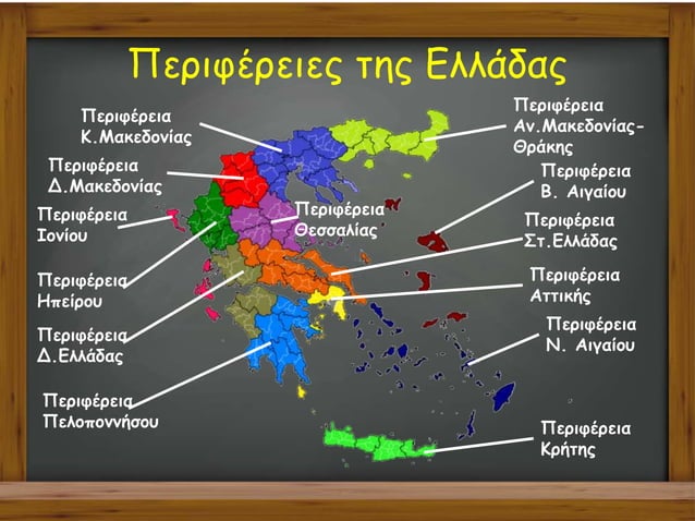 Η διοικητική διαίρεση της Ελλάδας | PPTX