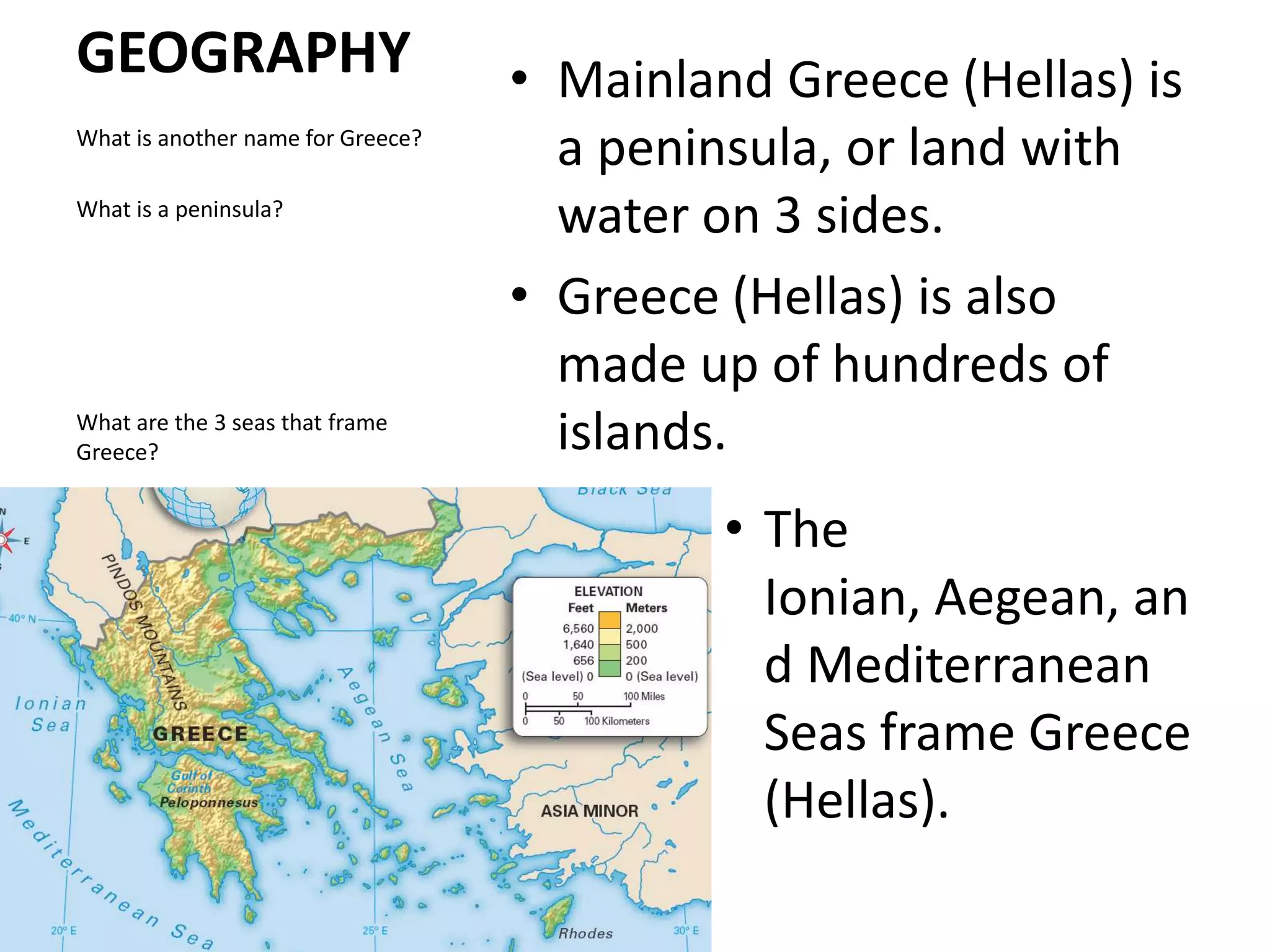 Greece lesson 1 - Geography and Economics | PPTX | Europe Travel ...