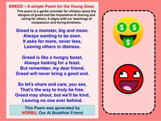 Greed Does Not Pay - A Jataka Tale with A Moral (English & Malay).pptx