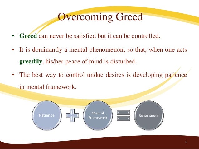 Greed: Good or Bad - Scientific Views