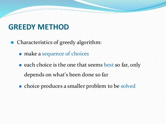 Greedy Algorithm - Knapsack Problem Greedy Algorithm - Knapsack Problem