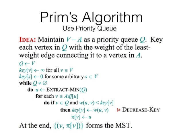 Greedy minimum spanning tree- prim's algorithm
