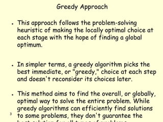 Greedy1_Knapsack_JobSchedulingProb Gredy | PPT