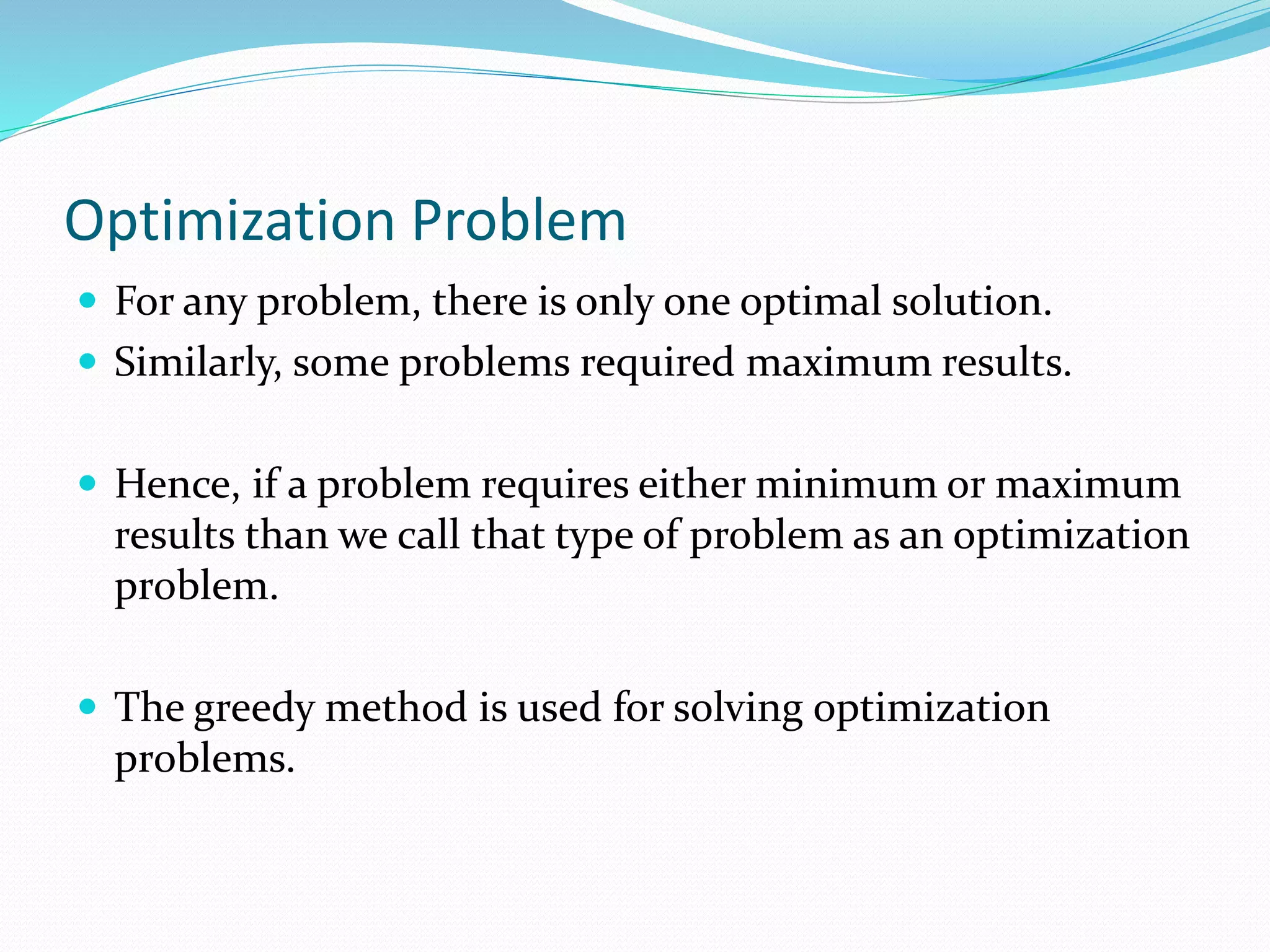Greedy algorithm | PPT