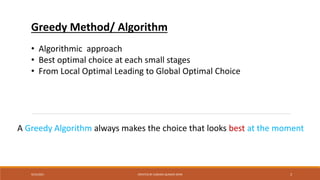 Greedy Algorithm by Jerin | PPT