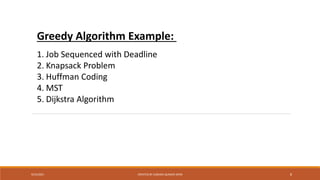 Greedy Algorithm by Jerin | PPT