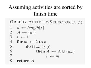 Greedy algorithms | PPT