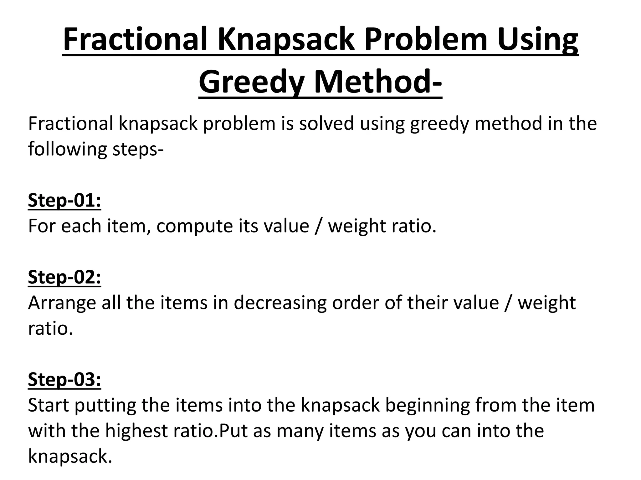 Greedy algorithms | PPTX