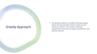 Greedy + Divide & Conquer | PPTX