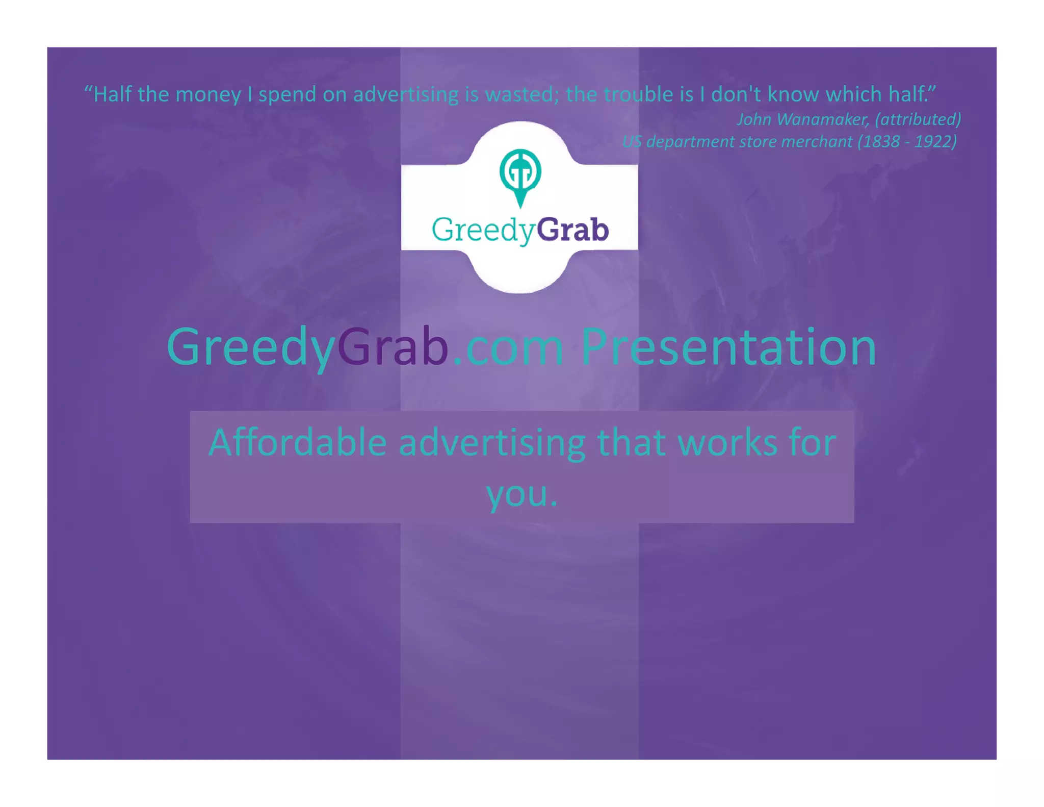 Greedy grab presentation | PPT