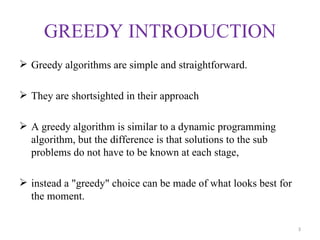 Greedymethod | PPT | Programming Languages | Computing