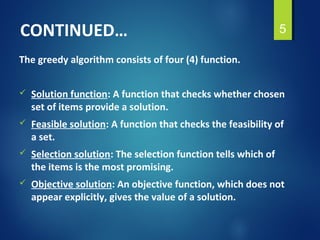 Greedymethod | PPT
