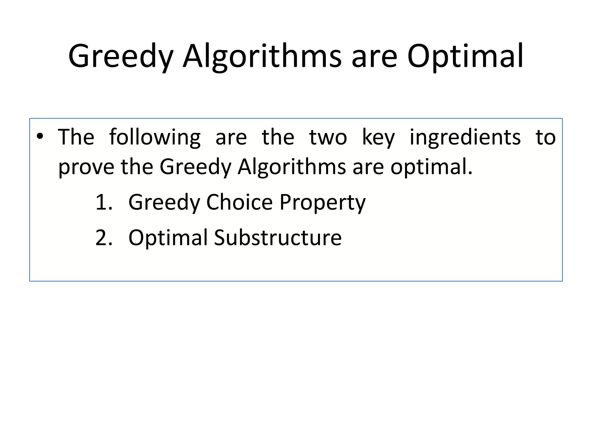 Greedy method class 11 | PPTX