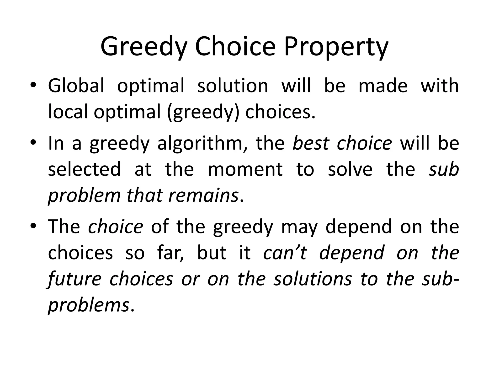 Greedy method class 11 | PPTX